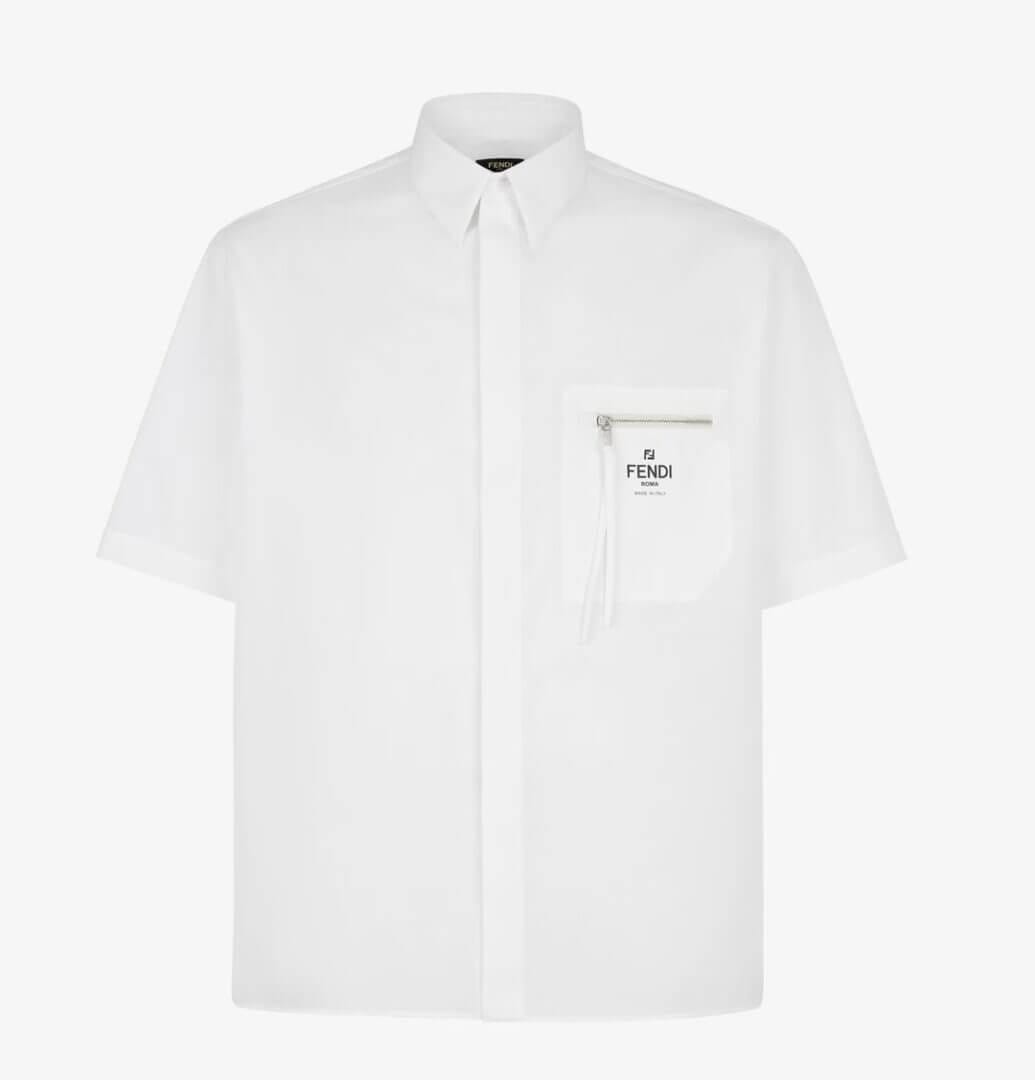 Fendi white cotton shirt - DUOMO - Luxury Retail Company Fendi white cotton shirt - DUOMO - Luxury Retail Company